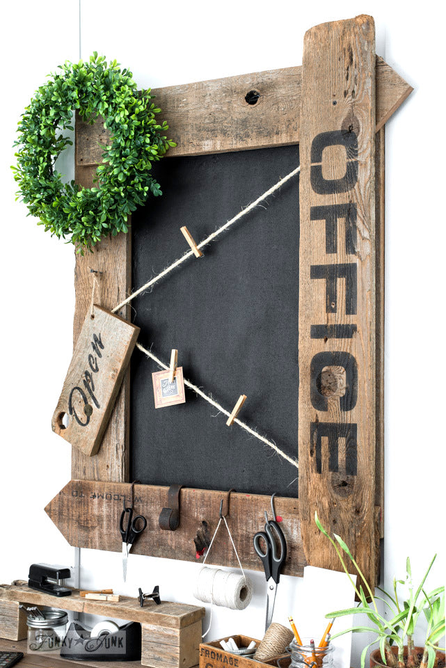 Office stencil by Funky Junk's Old Sign Stencils