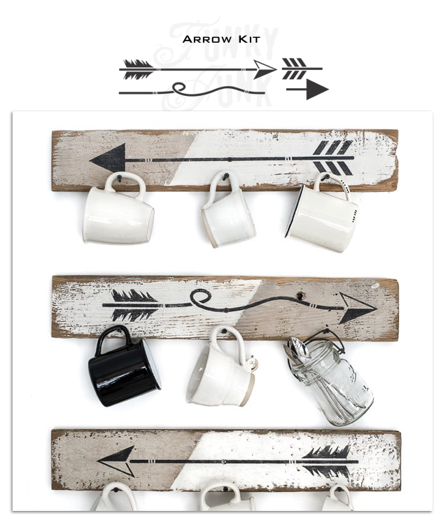 Rustic Arrow Stencil A Tribal Arrows Stenciled Boys Bedroom