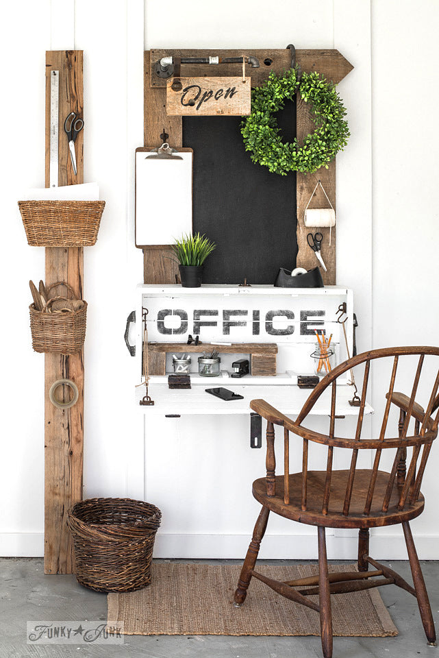 Office stencil by Funky Junk's Old Sign Stencils